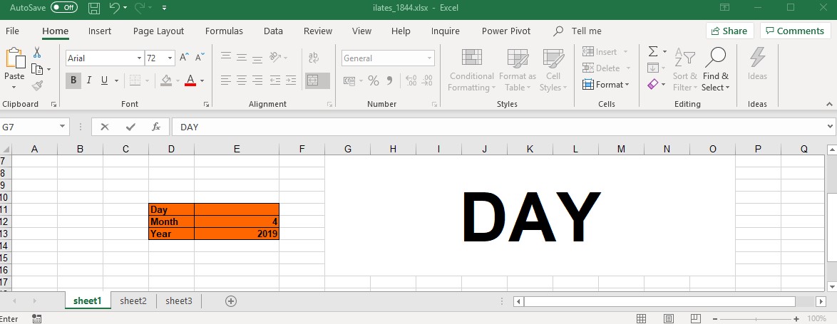 The DAY Function – Excelpedia