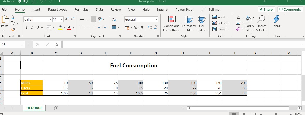 How to use the HLOOKUP Function – Excelpedia