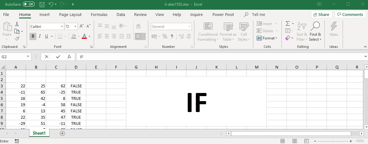 The IF Function – Excelpedia