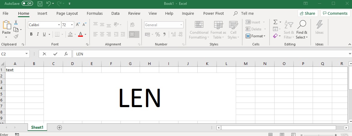 The LEN Function – Excelpedia