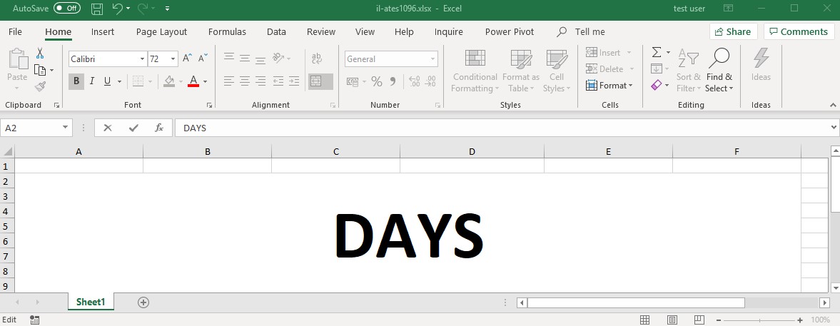 The DAYS Function – Excelpedia
