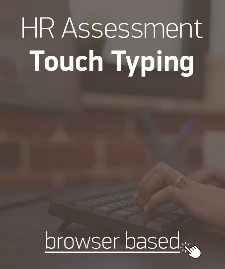 TEST4U – Hard skills assessment for Touch Typing